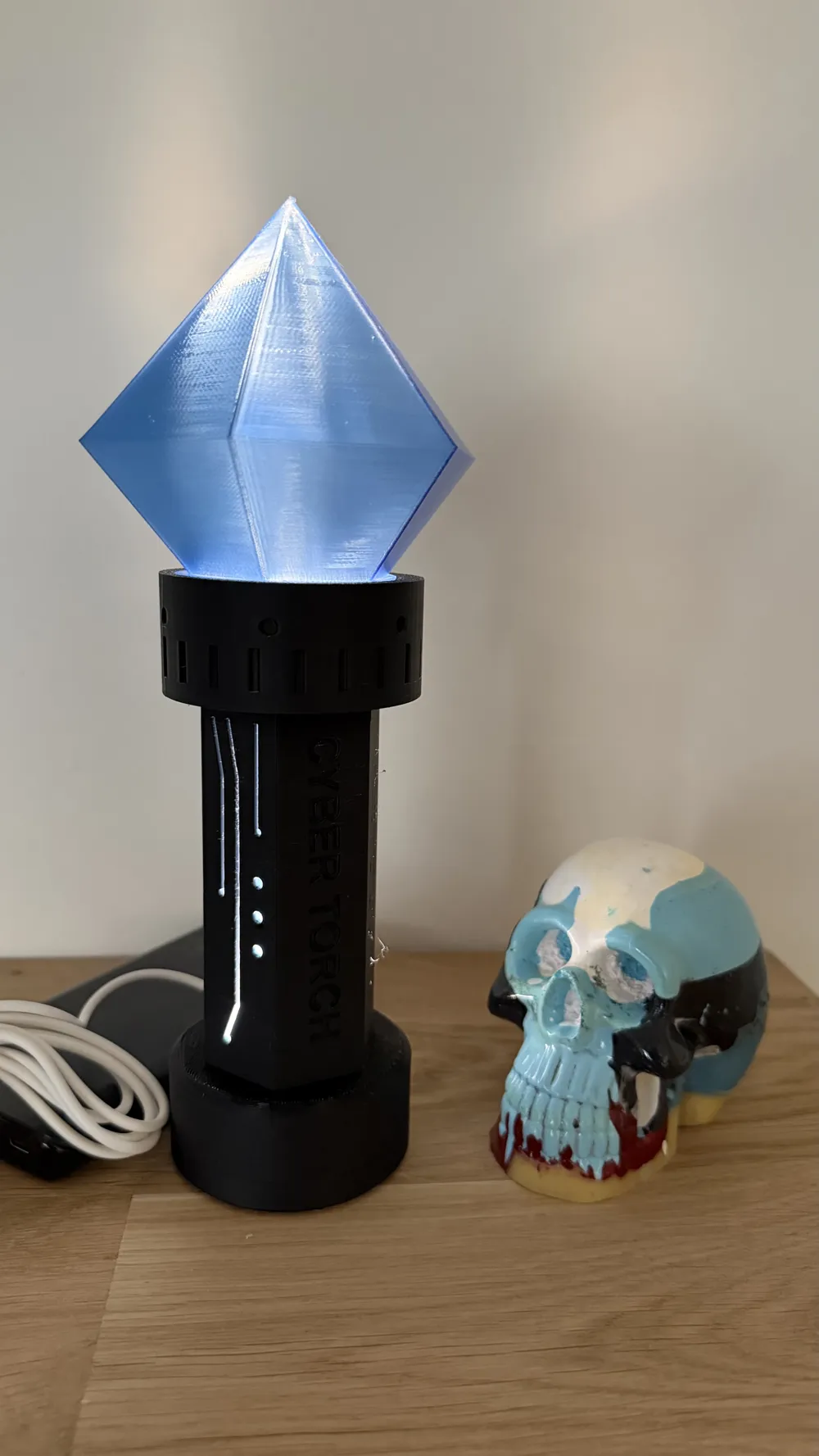 Cyber Torch - Free 3D Print Model - MakerWorld