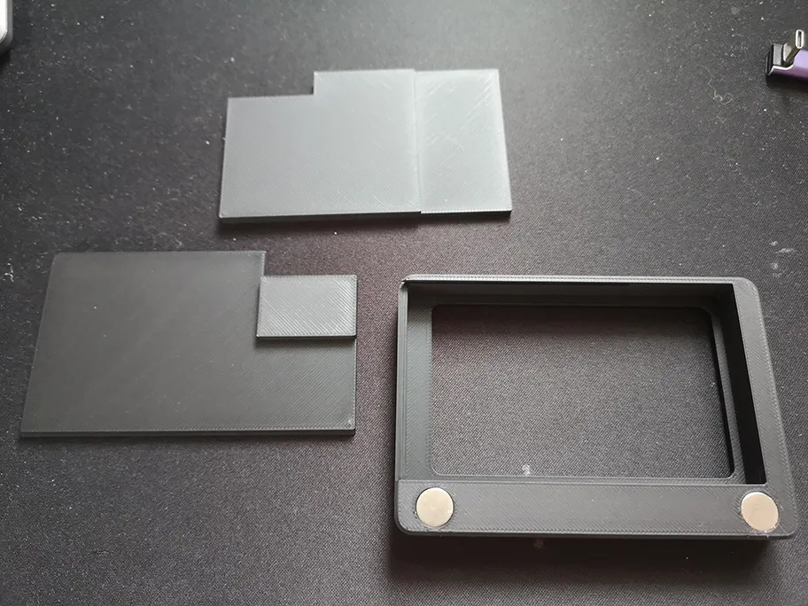 4" Vocore screen mag-mount for Simagic Alpha Evo by Mark_McQ MakerWorld: Download Free 3D Models