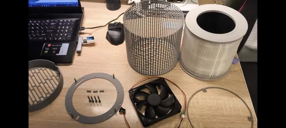 tabletop air purifier - Free 3D Print Model - MakerWorld