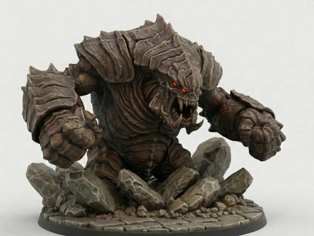Earth Elemental (Boss/Monster) – FDM Optimized - Free 3D Print Model ...