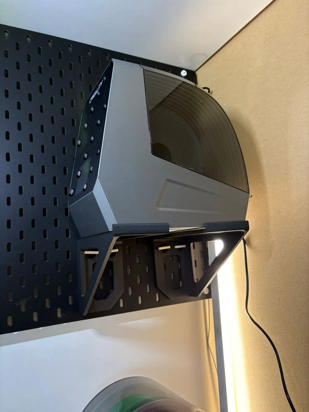 Creality Space Pi Plus Wall Mount for IKEA Skådis - Free 3D Print Model ...