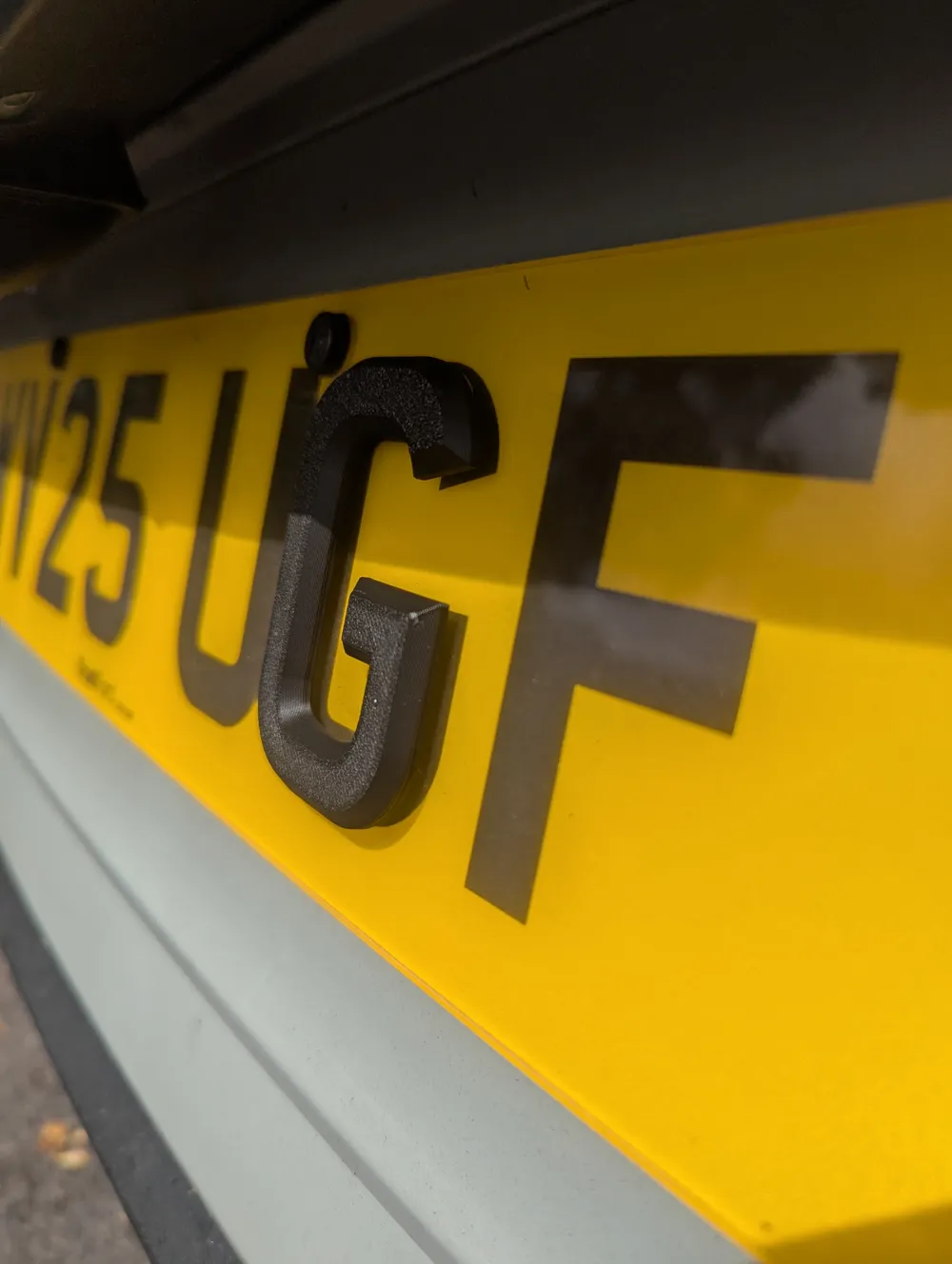 3D License Plate Letters (UK) - Free 3D Print Model - MakerWorld