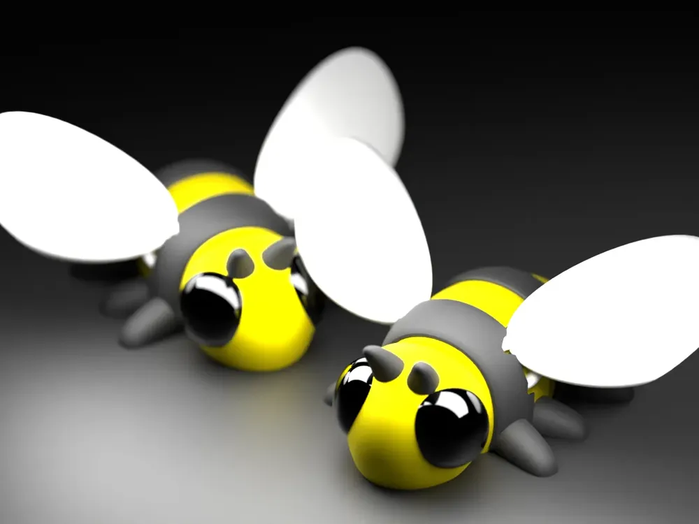 Articulated Bee! by Waffly3D MakerWorld: Download Free 3D Models