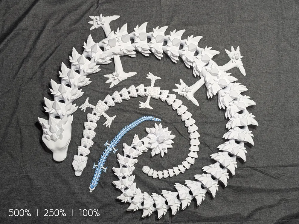 FlexiBuild Spine Dragon by phoenix3dmodelsMakerWorld: Download Free 3D ...