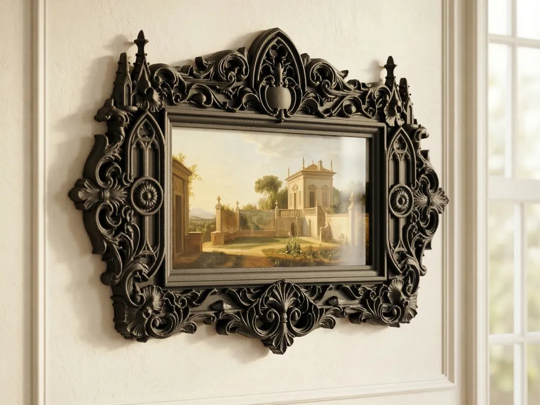 Marco de Pared Barroco - Pieza de Galería Ornamentada - Modelo de ...