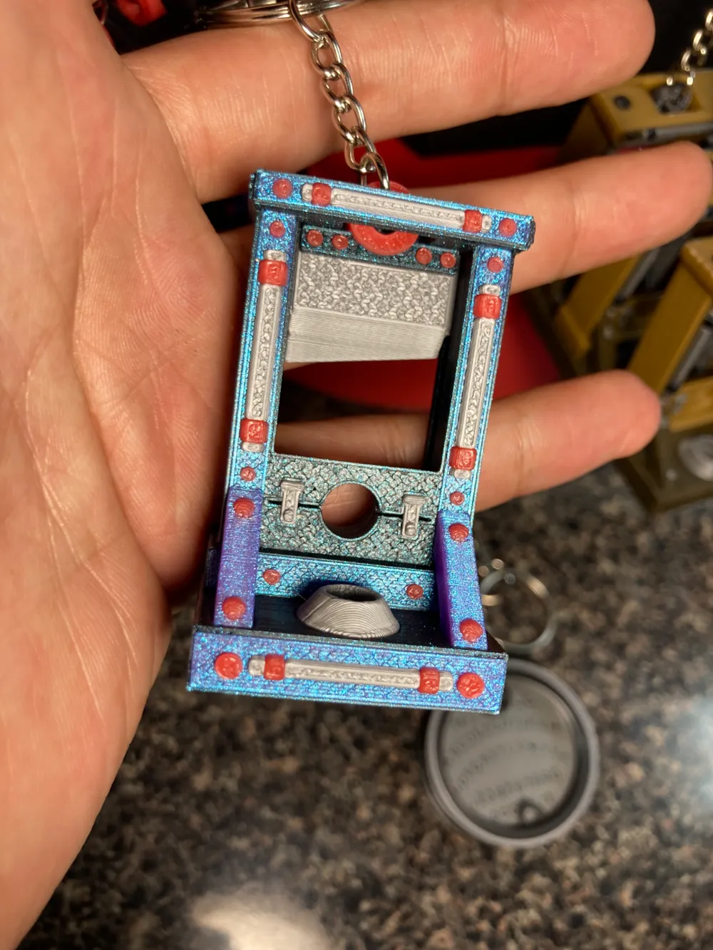 The Guillotine Keychain by xianten - MakerWorld