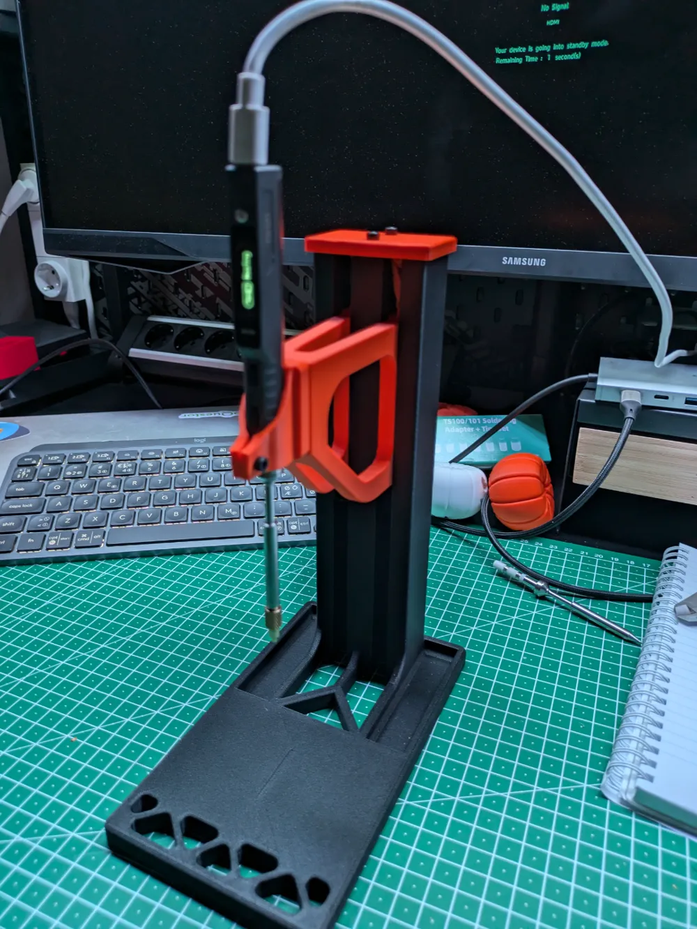 ts100/ts101 Heat insert press holder - Free 3D Print Model - MakerWorld