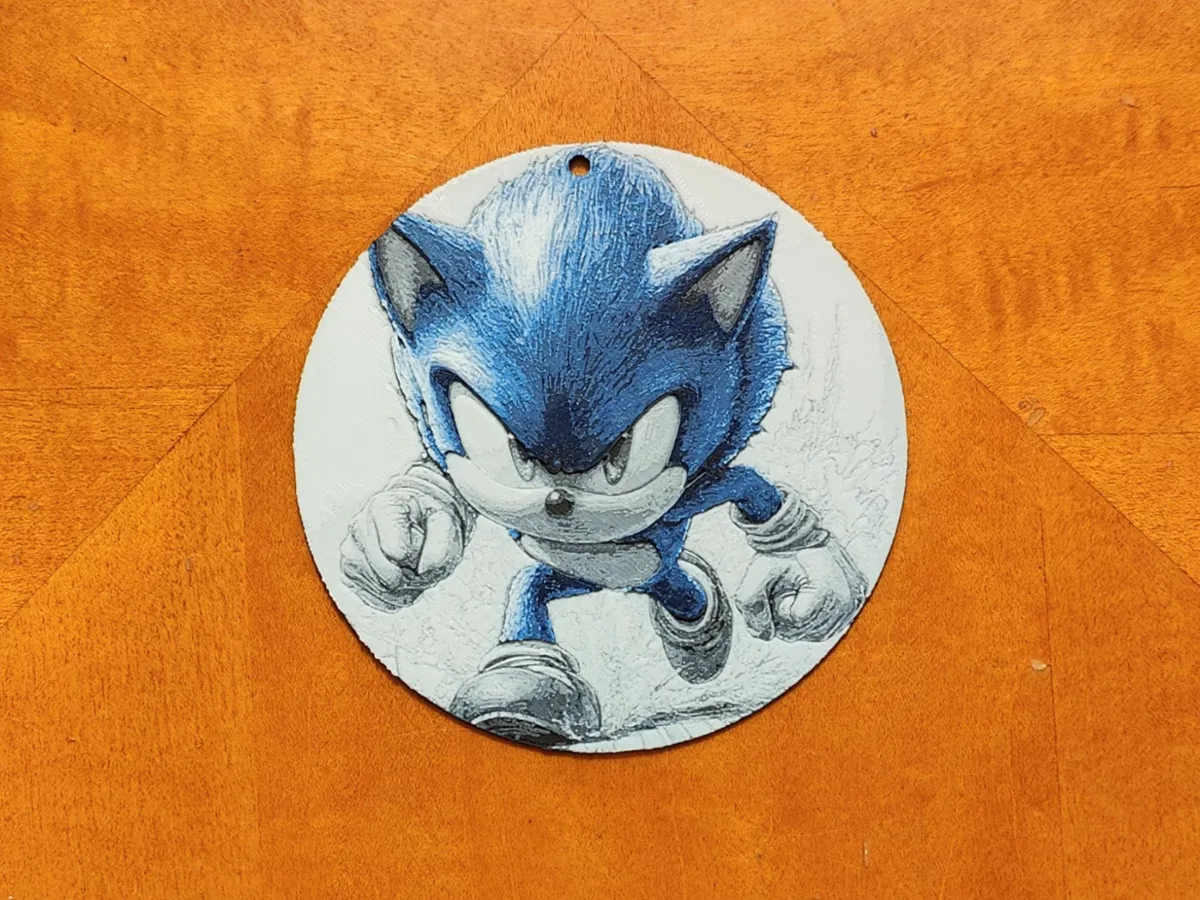 Sonic the Hedgehog Christmas Decoration Ornament by Sarge MakerWorld: Download Free 3D Models