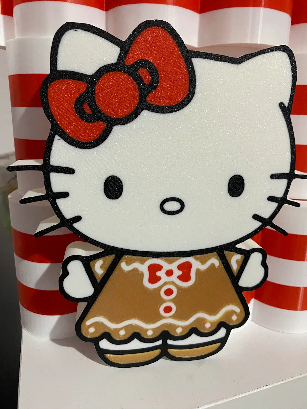 hello kitty gingerbread by Enova 3D MakerWorld: Download Free 3D Models