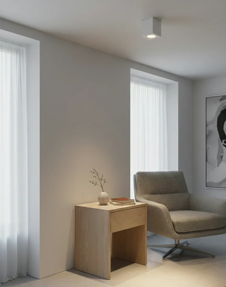 Minimalist Cube Spotlight (lamp light GU10) - Free 3D Print Model ...