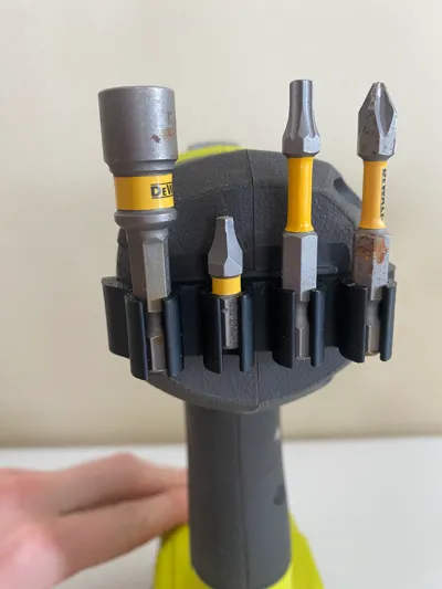 Ryobi Impact/Drill Bit Holder Mount Remixed by 401Unauthorized ...