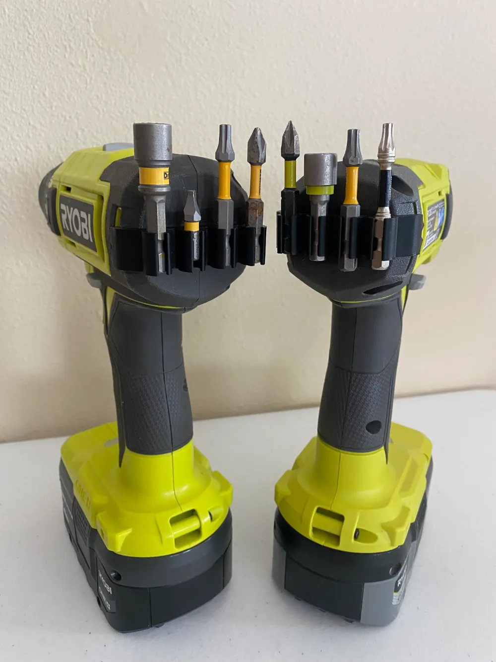 Ryobi Impact/Drill Bit Holder Mount - Free 3D Print Model - MakerWorld
