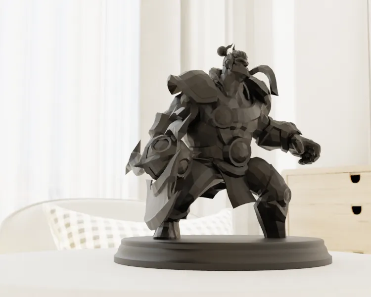 Sion Low Poly Collection - League of Legends - Free 3D Print Model ...