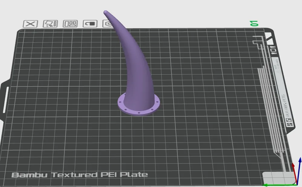 sewable cosplay horn - Free 3D Print Model - MakerWorld