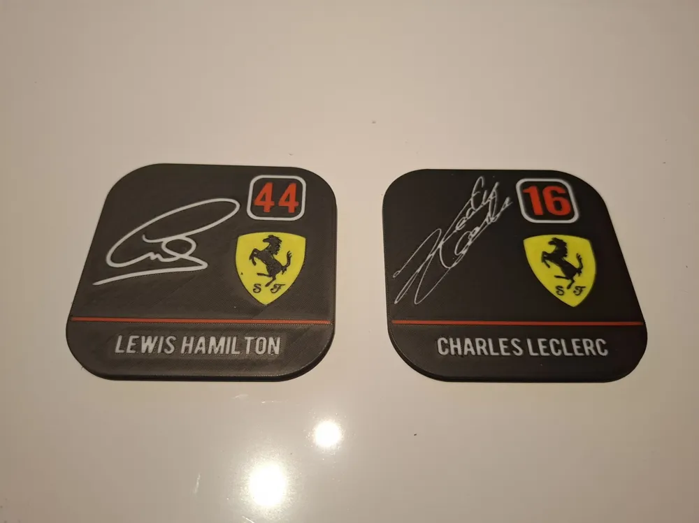 Formula 1 magnetic plates F1 driver - Free 3D Print Model - MakerWorld