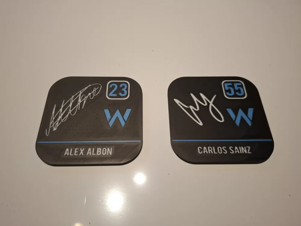 Formula 1 magnetic plates F1 driver - Free 3D Print Model - MakerWorld