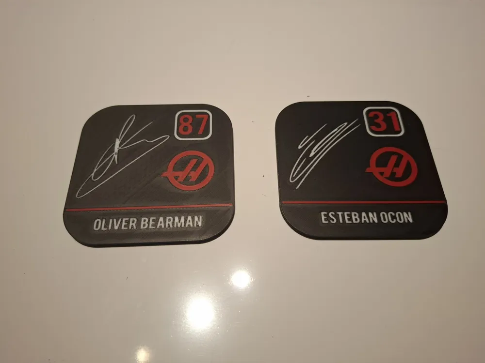 Formula 1 magnetic plates F1 driver - Free 3D Print Model - MakerWorld