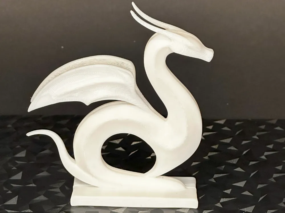 Minimalist Sculpture Small Dragon by BrainyRP - MakerWorld