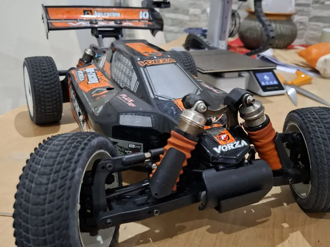 hpi vorza buggy 1/8 skid plate WR8 FLUX protection - Free 3D Print ...