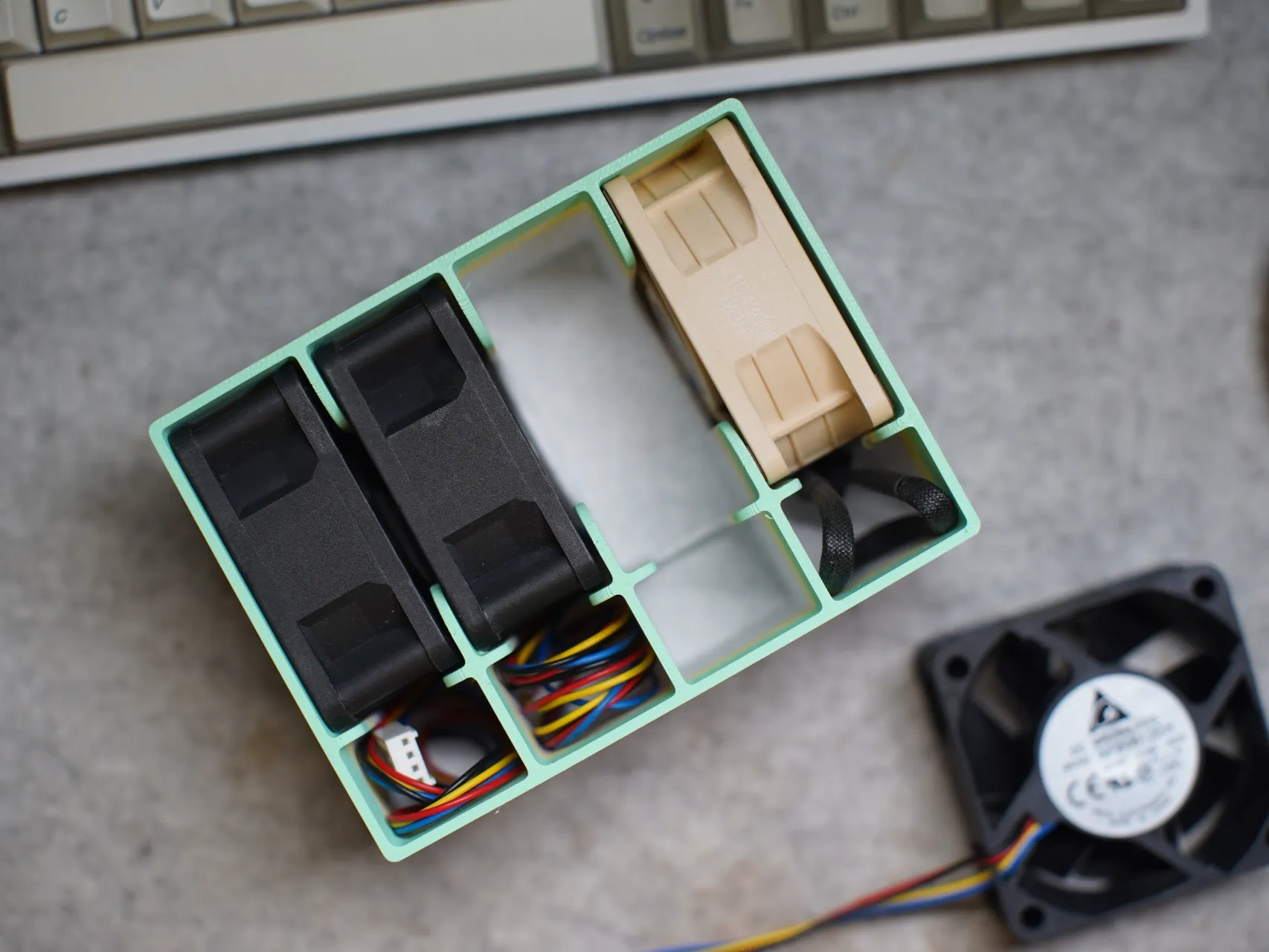 【Potato】60mm Cooling Fan Storage Box by 余师洋 - MakerWorld