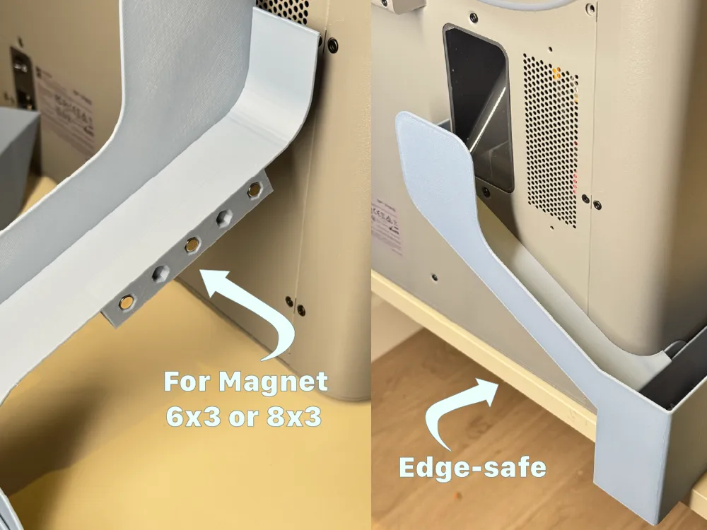 P2S Poop Chute & Basket - No-Stick Slope Design - Free 3D Print Model ...