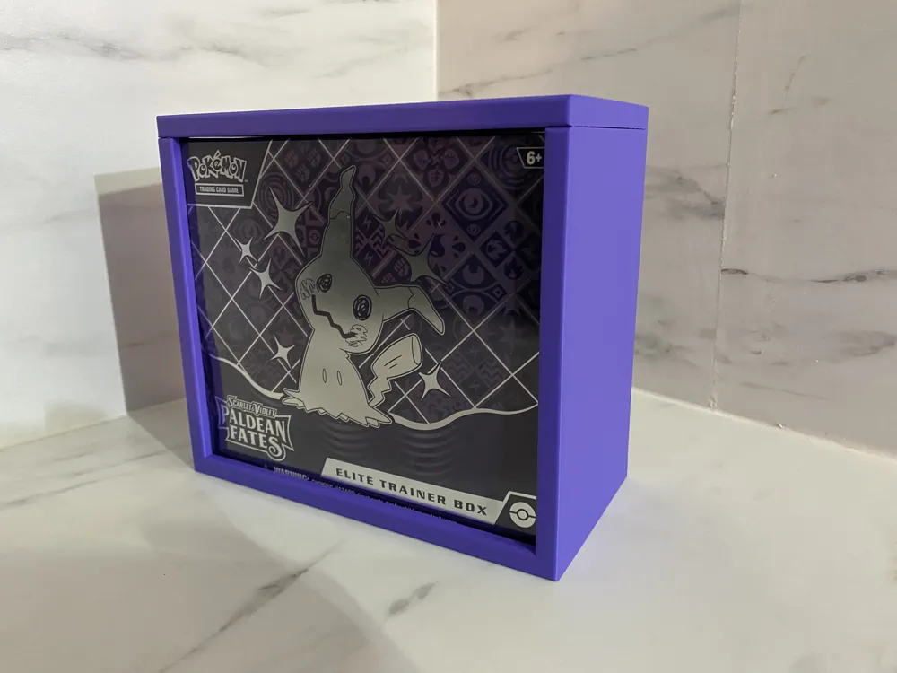 pokemon ETB box protector case Paldean Fates - Free 3D Print Model ...
