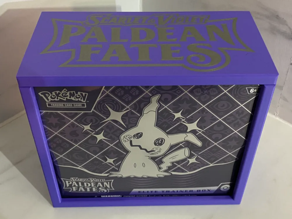 pokemon ETB box protector case Paldean Fates - Free 3D Print Model ...