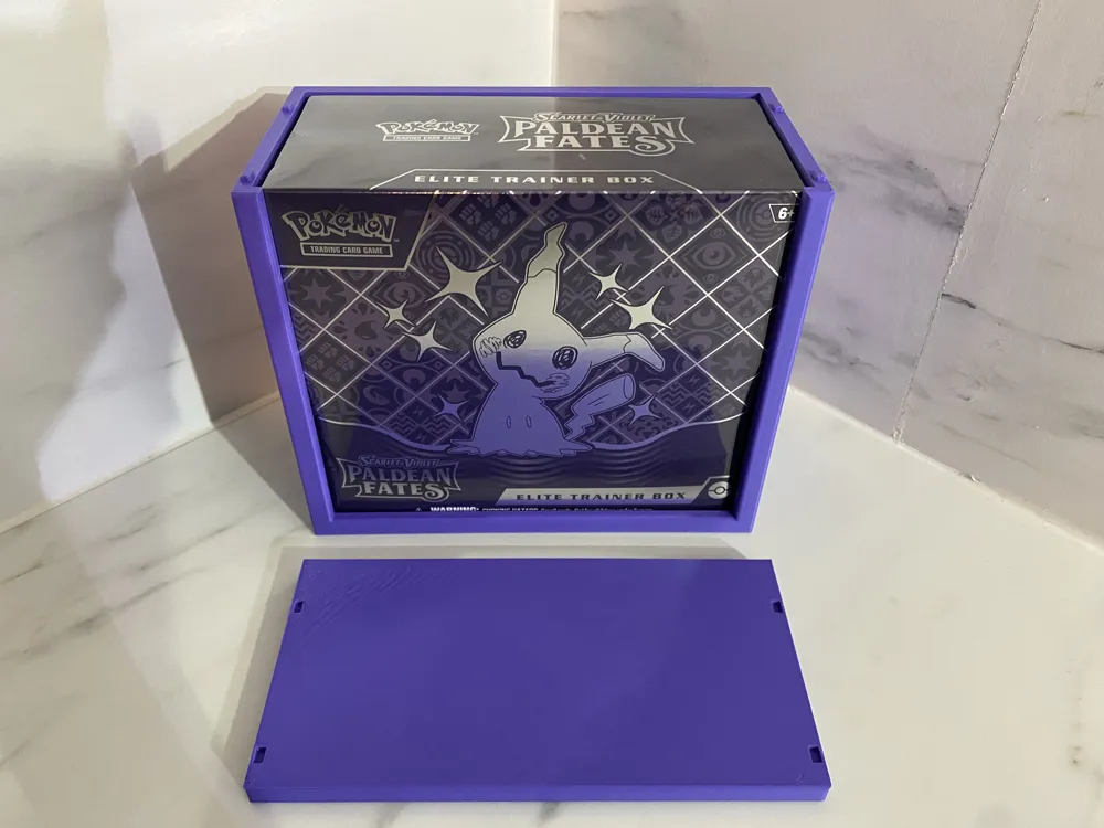 pokemon ETB box protector case Paldean Fates - Free 3D Print Model ...
