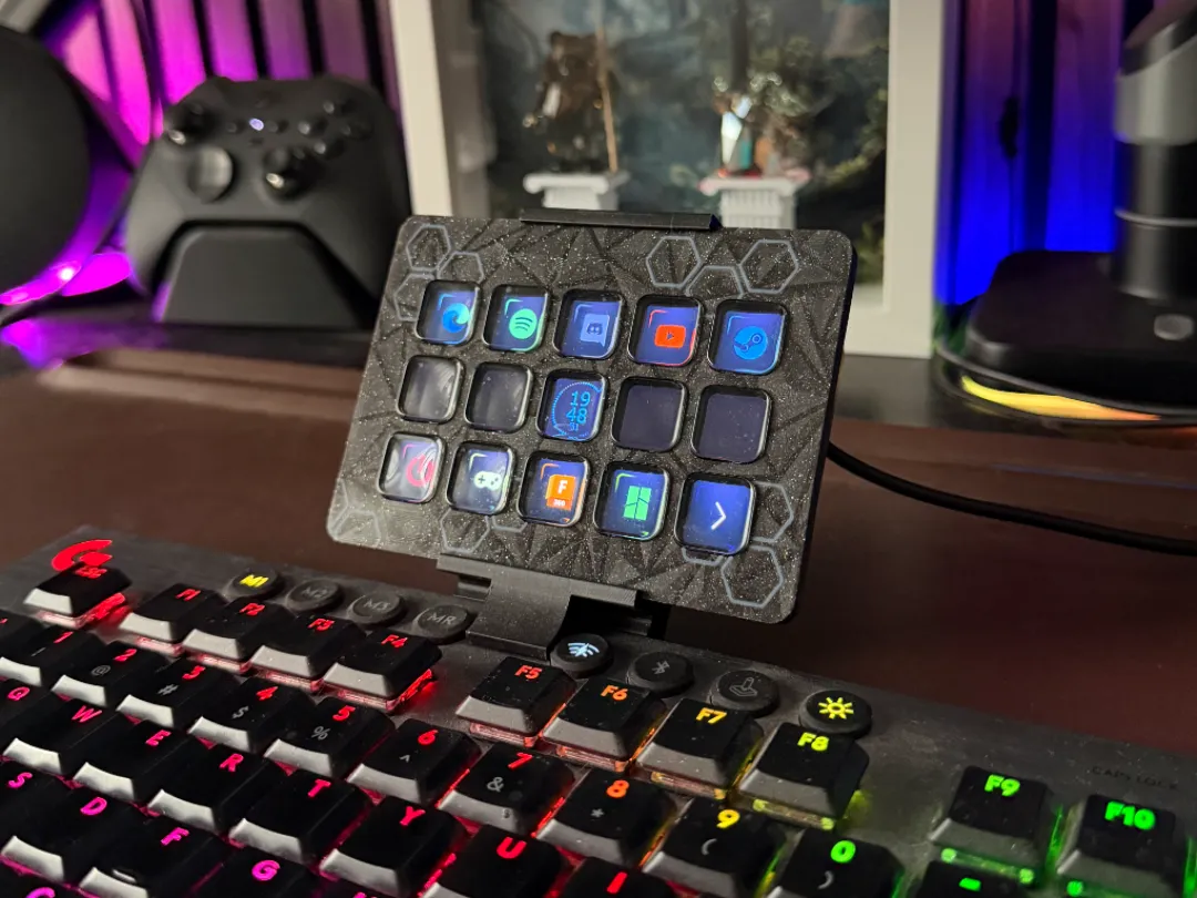 Stream Deck Hex Face Plate - Free 3D Print Model - MakerWorld