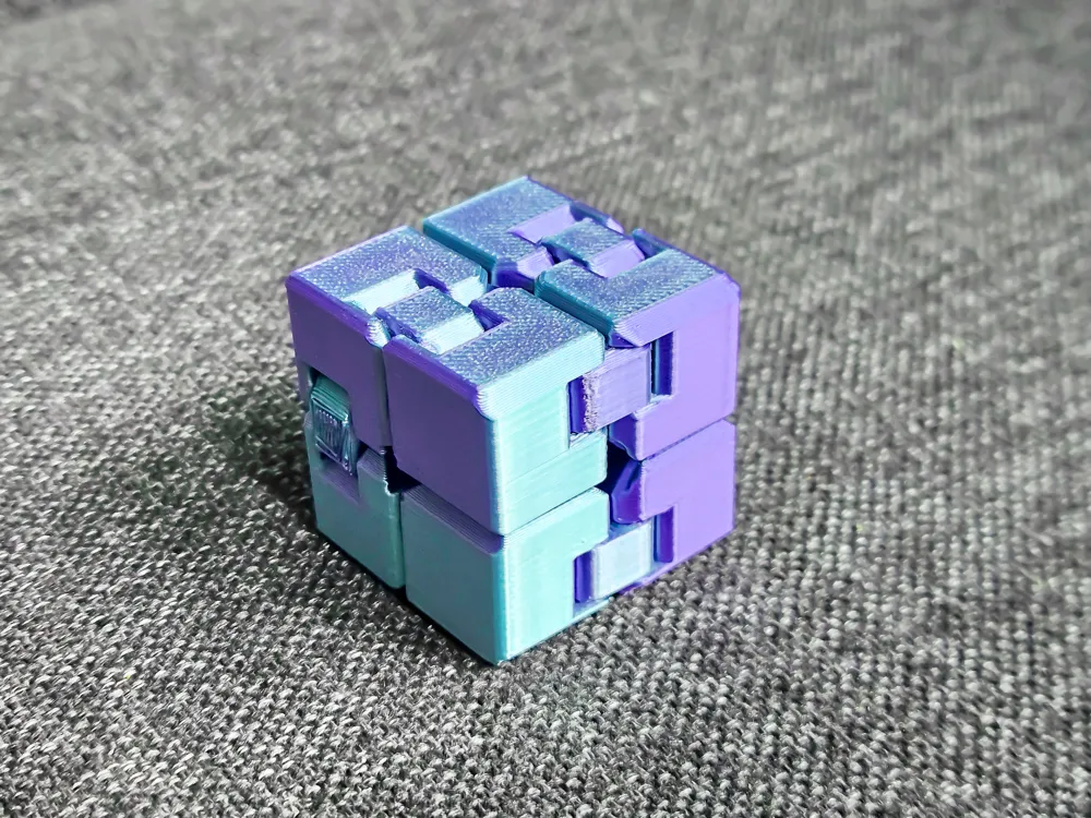 Round Infinity cube! Fidget print in place by Mr_Andre MakerWorld ...