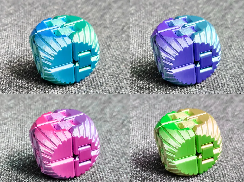 Round Infinity cube! Fidget print in place by Mr_Andre MakerWorld ...