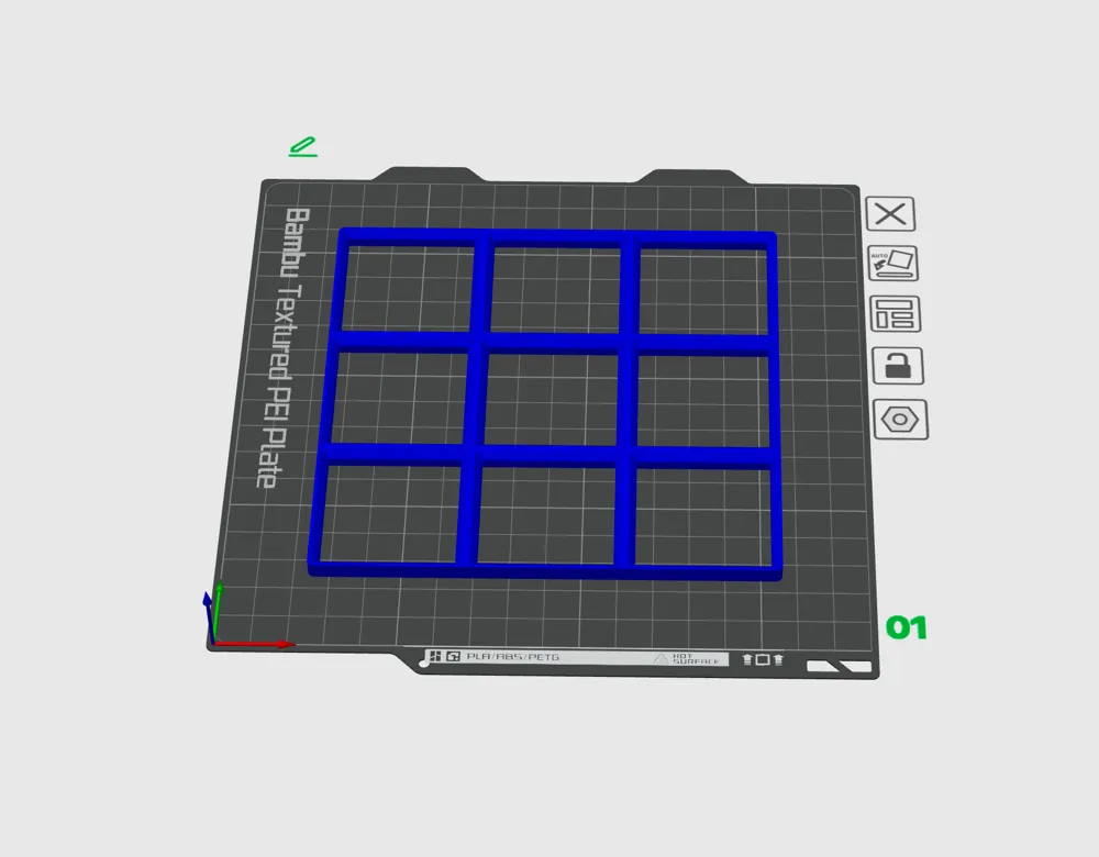 Gridfinity Baseplate 3x3 by Models - MakerWorld