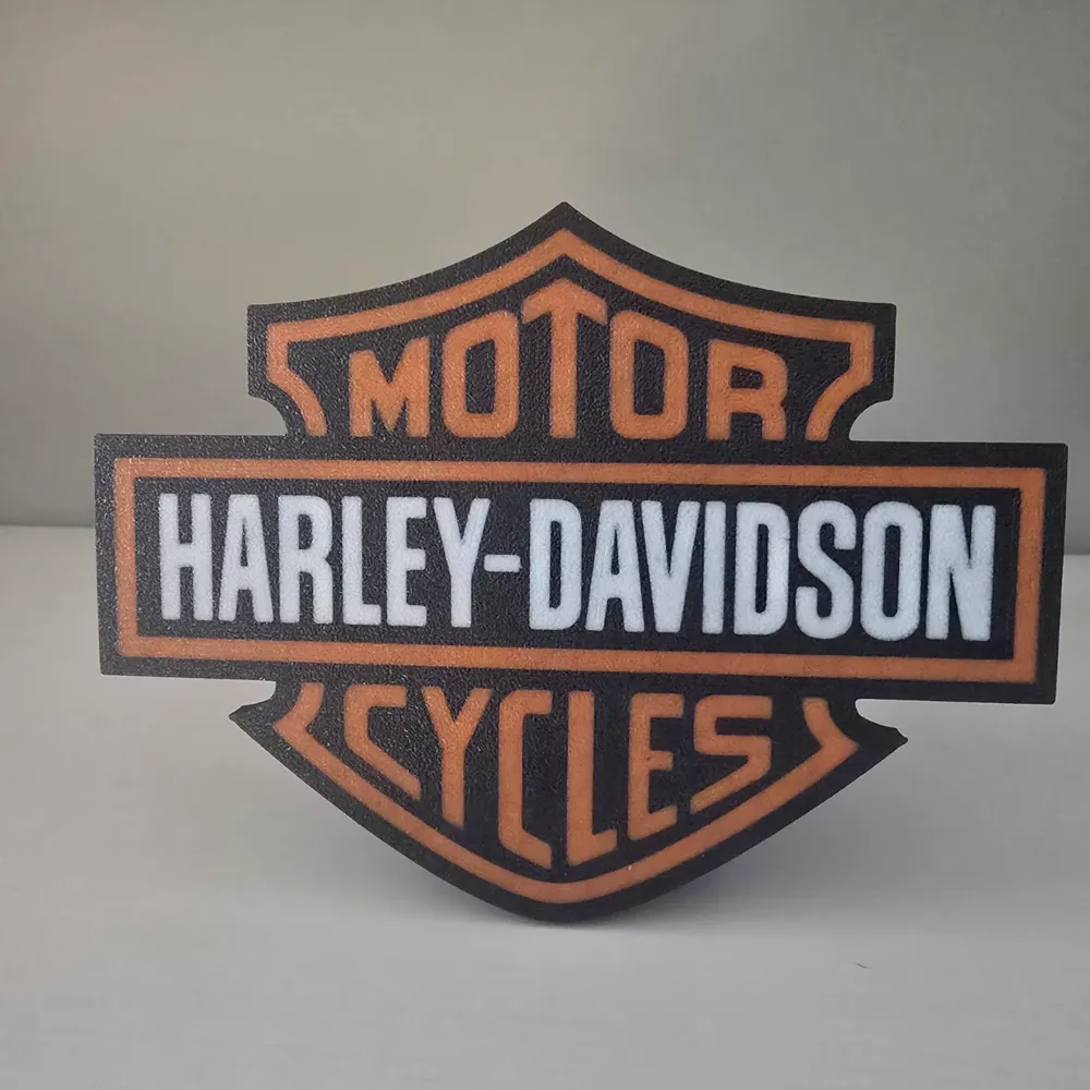 Harley Davidson Hitch Cover by Create with Jake MakerWorld: Download Free 3D Models