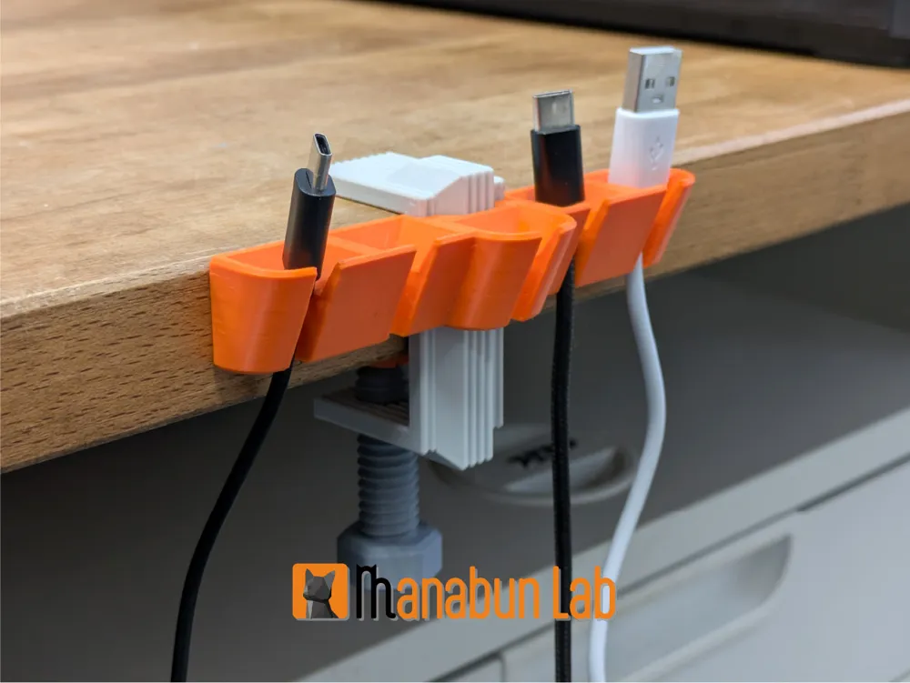 Modular USB Cable Clamp 1/3/5 - Free 3D Print Model - MakerWorld
