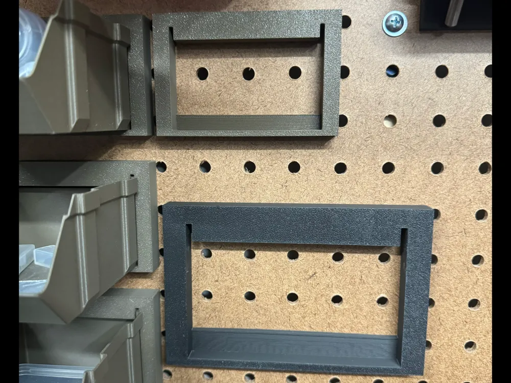 Pegboard Mounts for Stackable Storage Bin by 321 Designs - MakerWorld