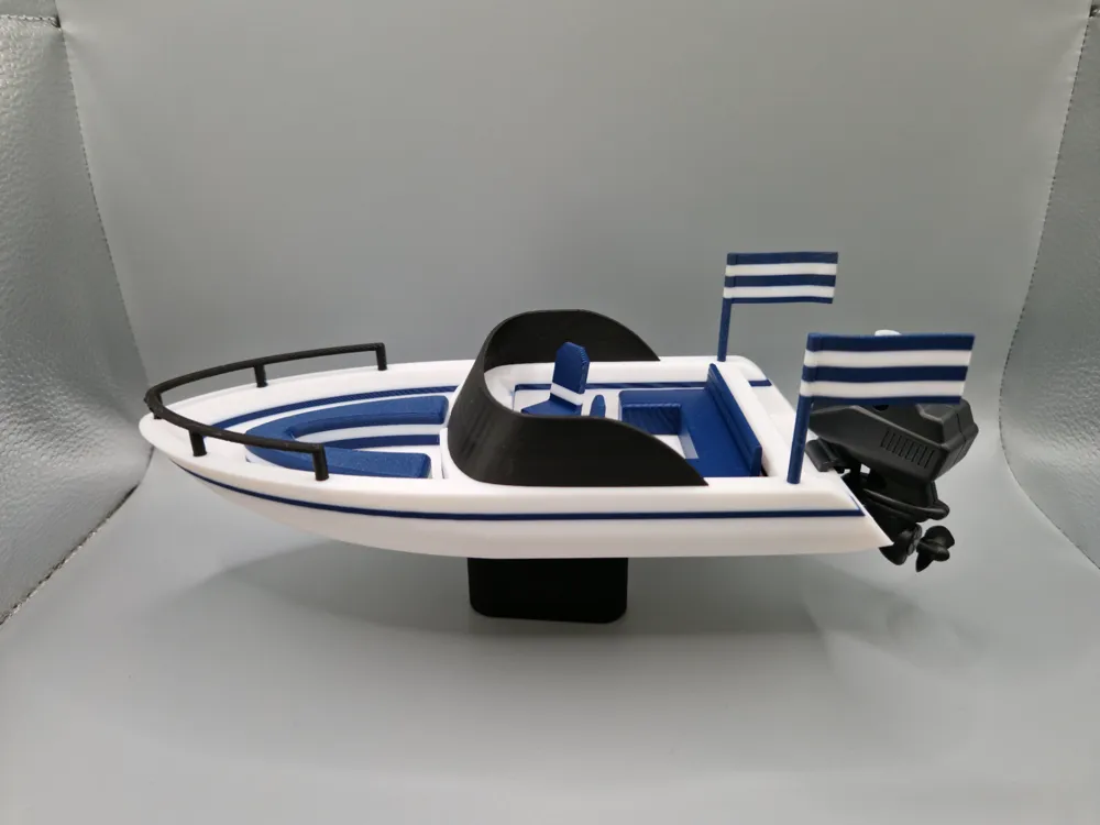 Speed Boat V2 For Kit 010 Motor by 3D_WorldDesign MakerWorld: Download ...