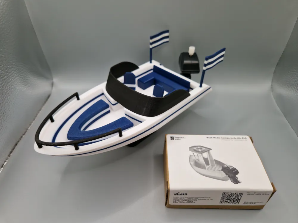 Speed Boat V2 For Kit 010 Motor - Free 3D Print Model - MakerWorld