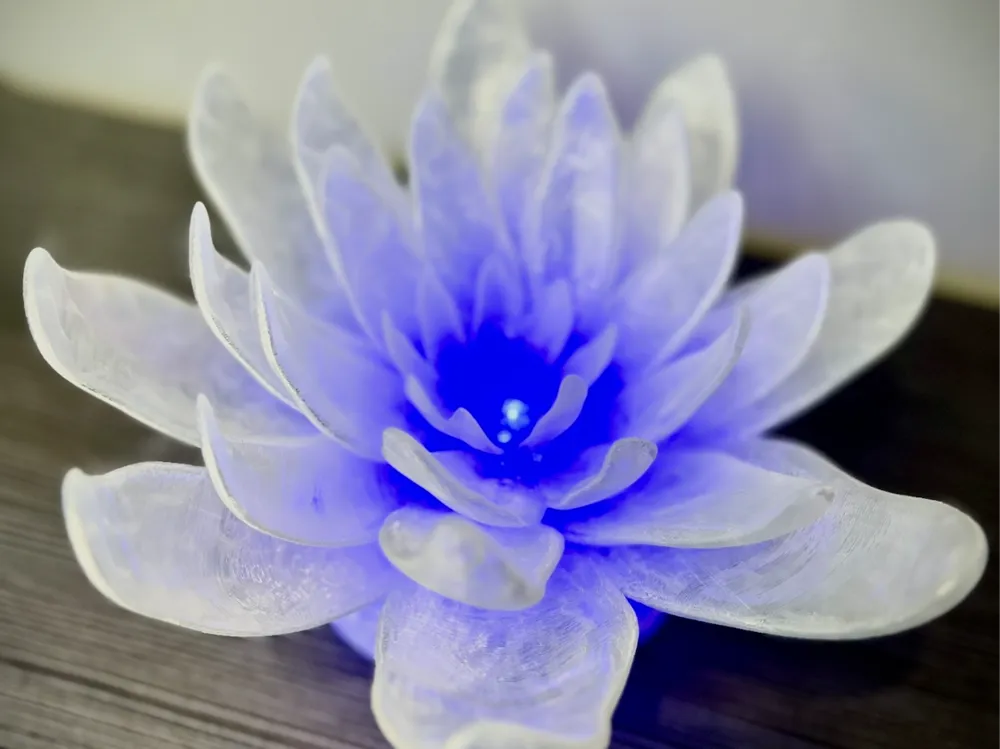 Lotus Flower Lamp - Free 3D Print Model - MakerWorld