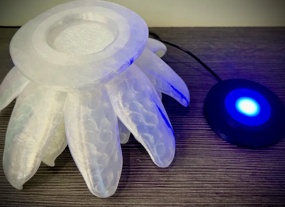 Lotus Flower Lamp - Free 3D Print Model - MakerWorld