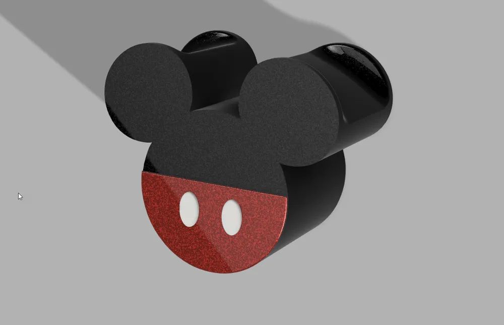 Mickey Mouse Bag / Hat / Loungefly Wall Hanger - Free 3D Print Model ...