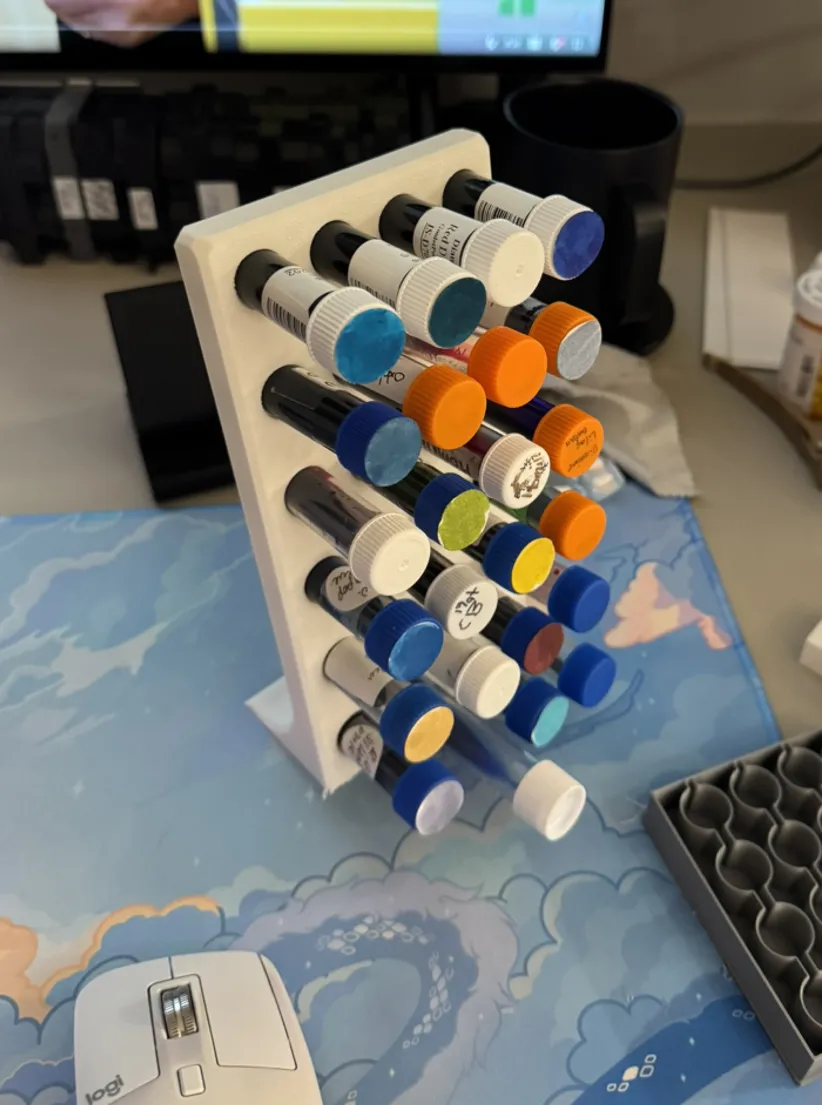 Over Engineered Vertical Sample holder (PIP) by amythemaplebun - MakerWorld