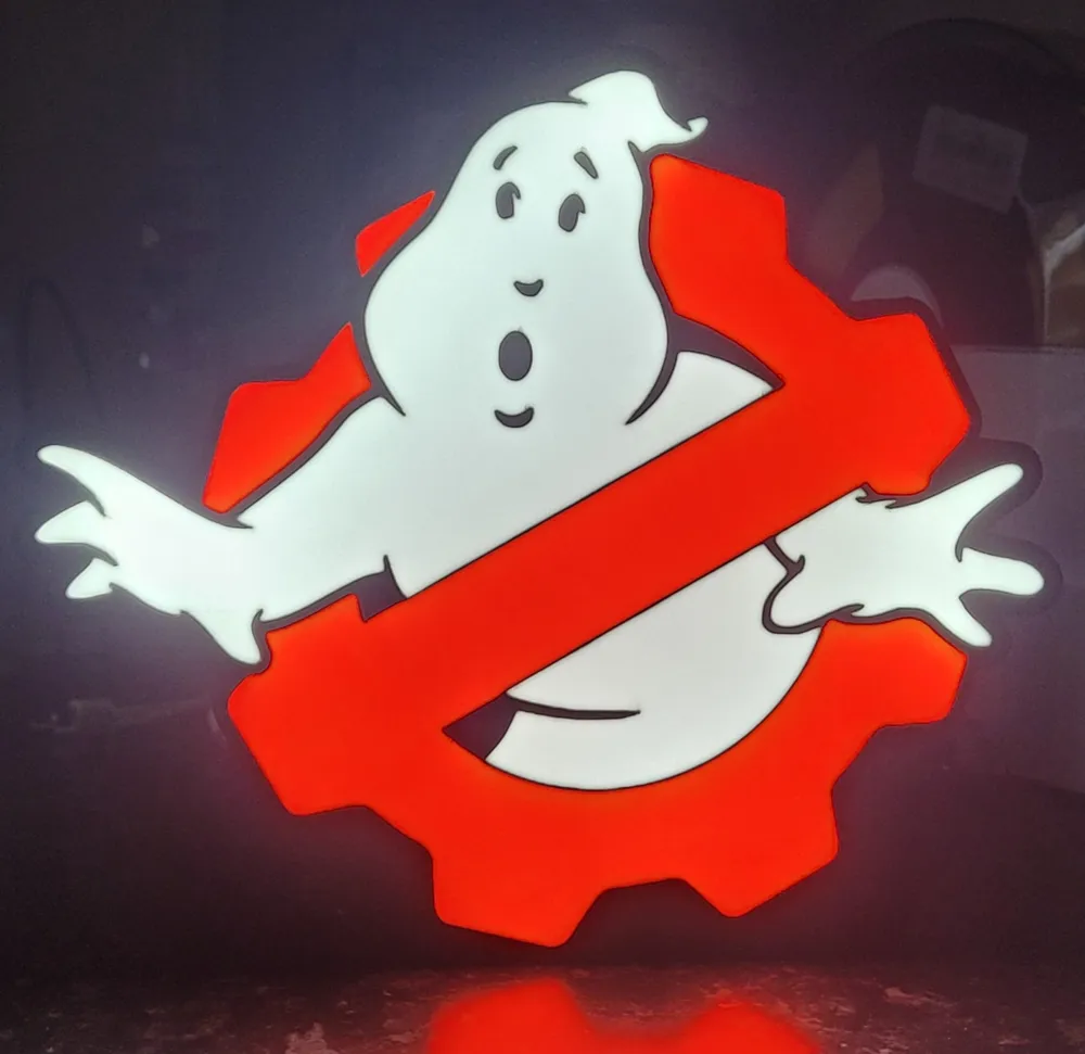 GHOSTBUSTERS- Frozen Empire Paranormal Research Logo LIght by ...