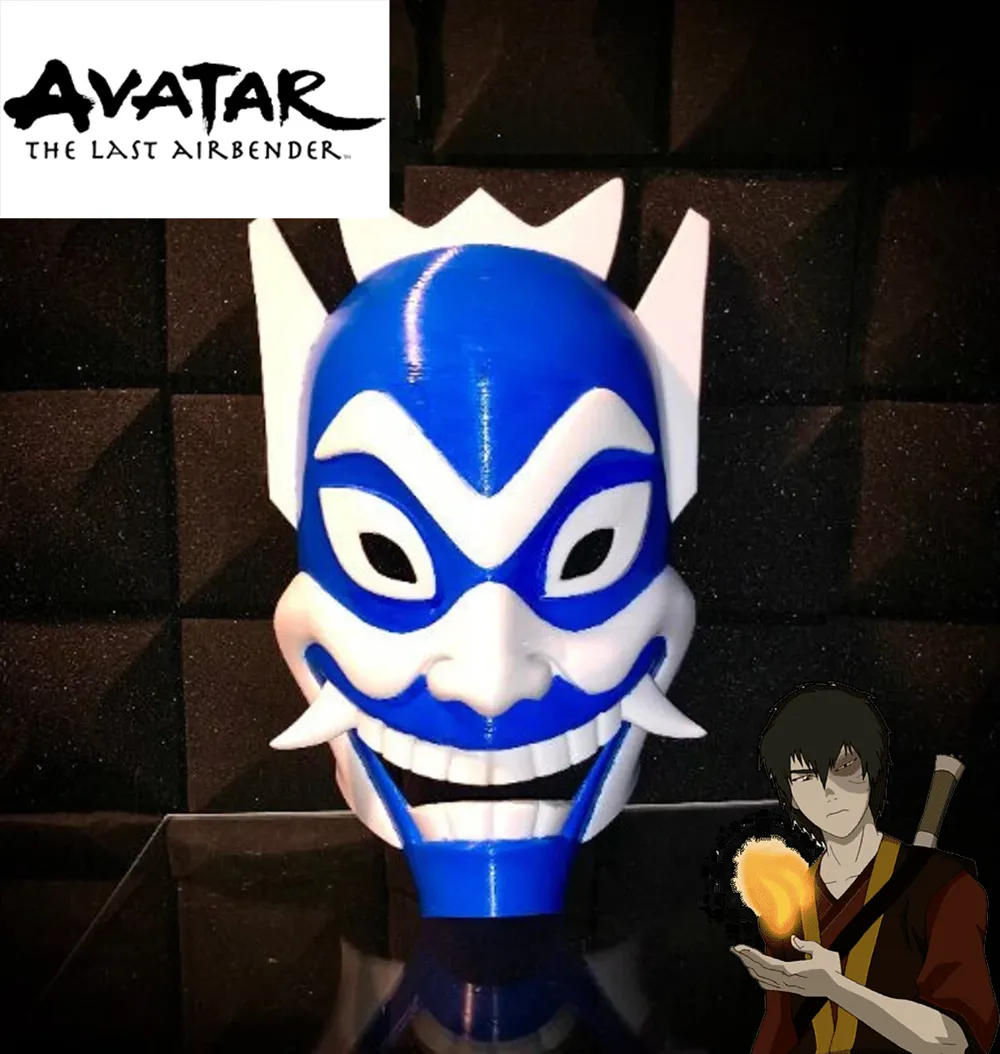 Prince Zuko / The Blue Spirit Mask by Pazzo3D - MakerWorld
