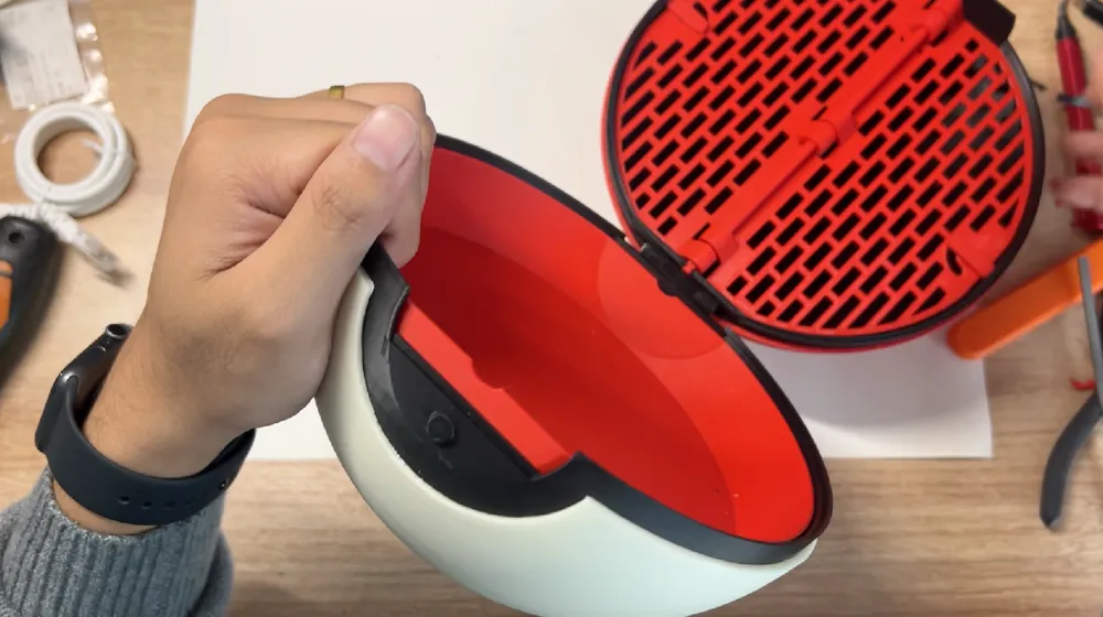 精灵球手提包1.0-Pokeball suitcase1.2【16cm小号版更新适配A1 mini】 - Modelo de ...