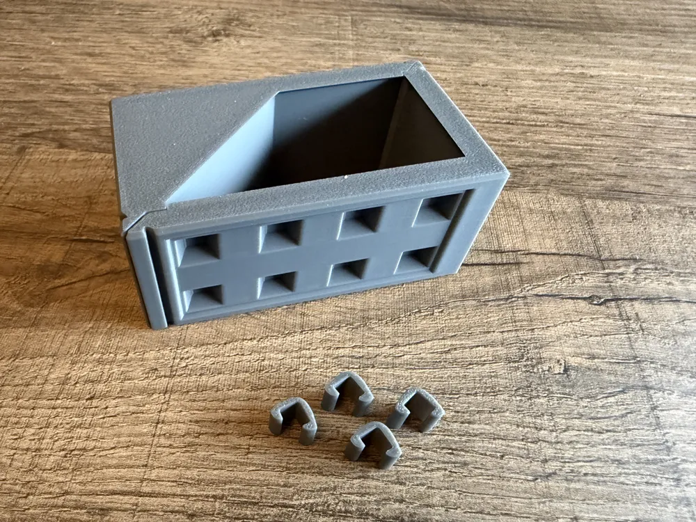 4x2 Concrete Block with Beveled Formwork End Piece - Free 3D Print ...