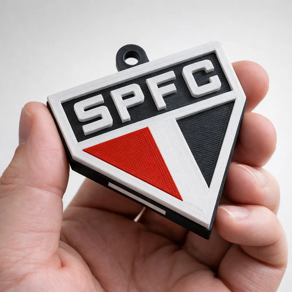 Sao Paulo Can Opener Keychain Bottle Opener SPFC Brazil - Free 3D Print ...