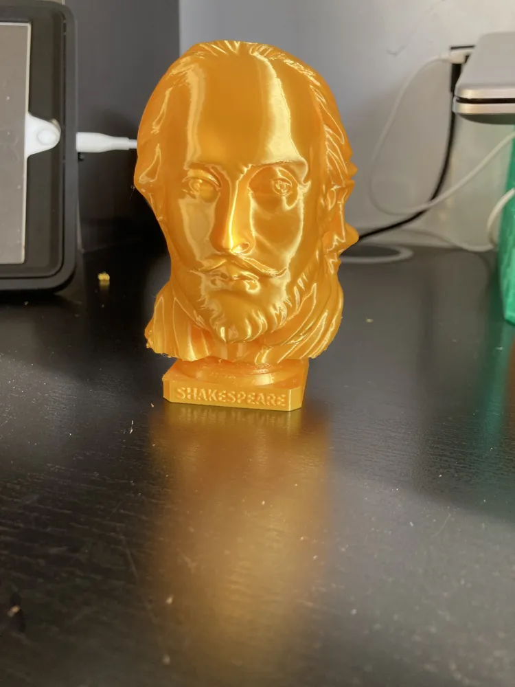 william Shakespeare statue by scott fletcher MakerWorld: Download Free ...