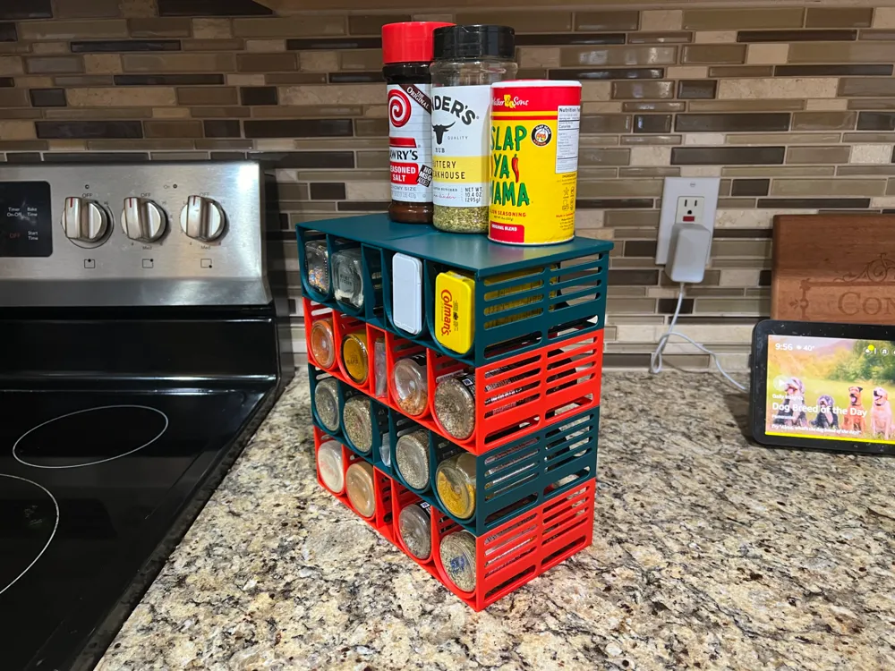 Modular Spice Rack by MKCAMC MakerWorld: Download Free 3D Models