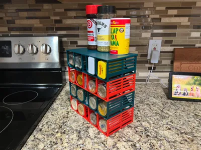 Modular Spice Rack by MKCAMC MakerWorld: Download Free 3D Models