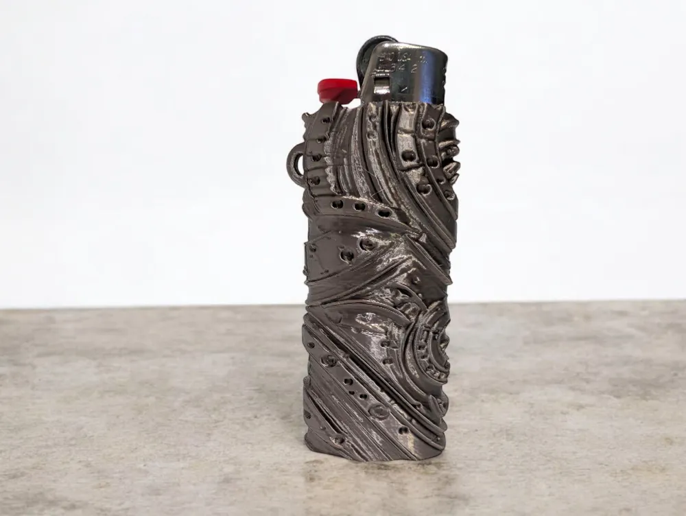 Cyber Lighter Case Keychain by Rad Makes MakerWorld: Download Free 3D ...